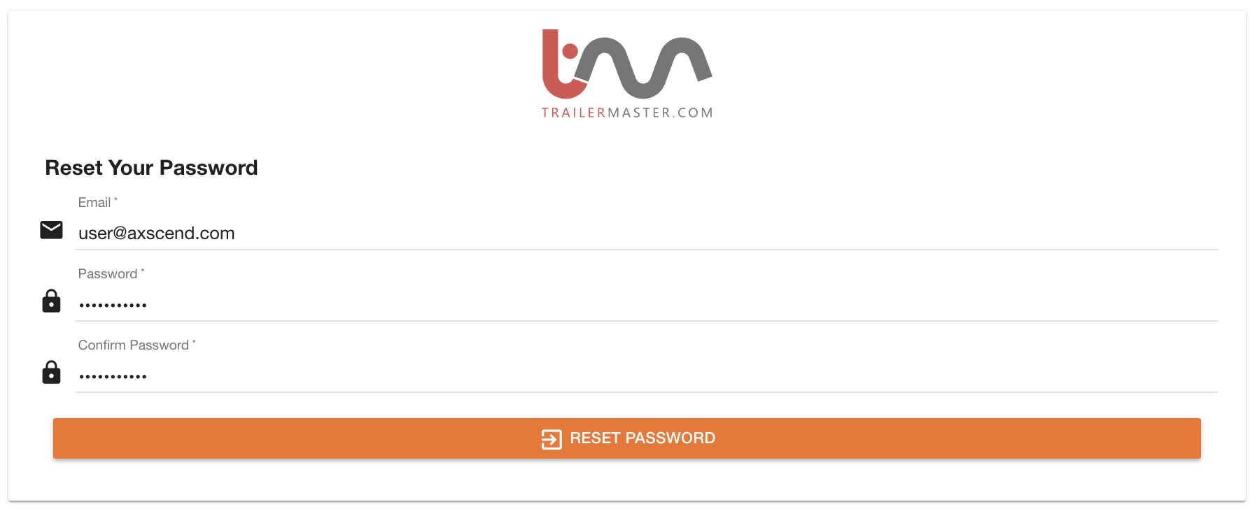 Resetting Your Password
